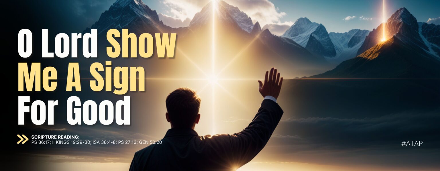 O Lord Show Me A Sign For Good – Christian Fellowship For All Nations