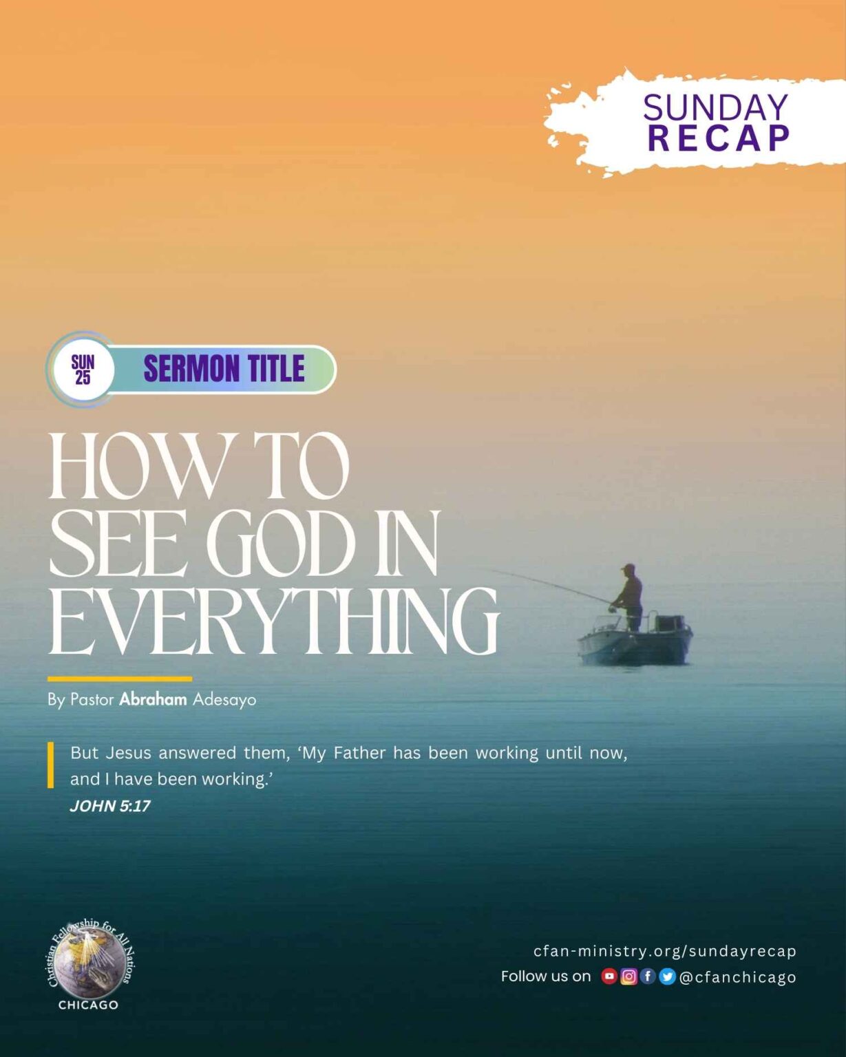 How To See God In Everything – Christian Fellowship For All Nations