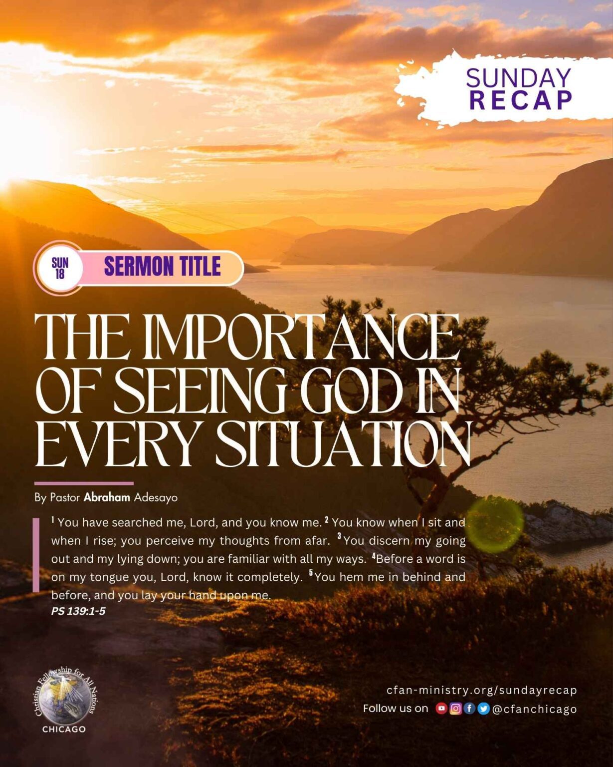 The Importance Of Seeing God In Every Situation – Christian Fellowship ...